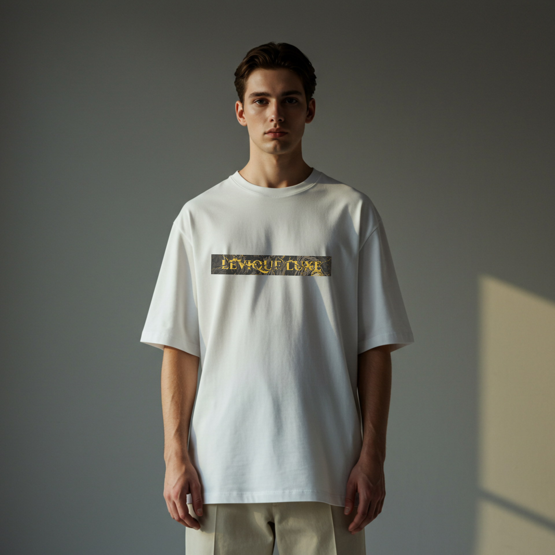 Golden Fracture T-Shirt – LEVIQUE LUXE